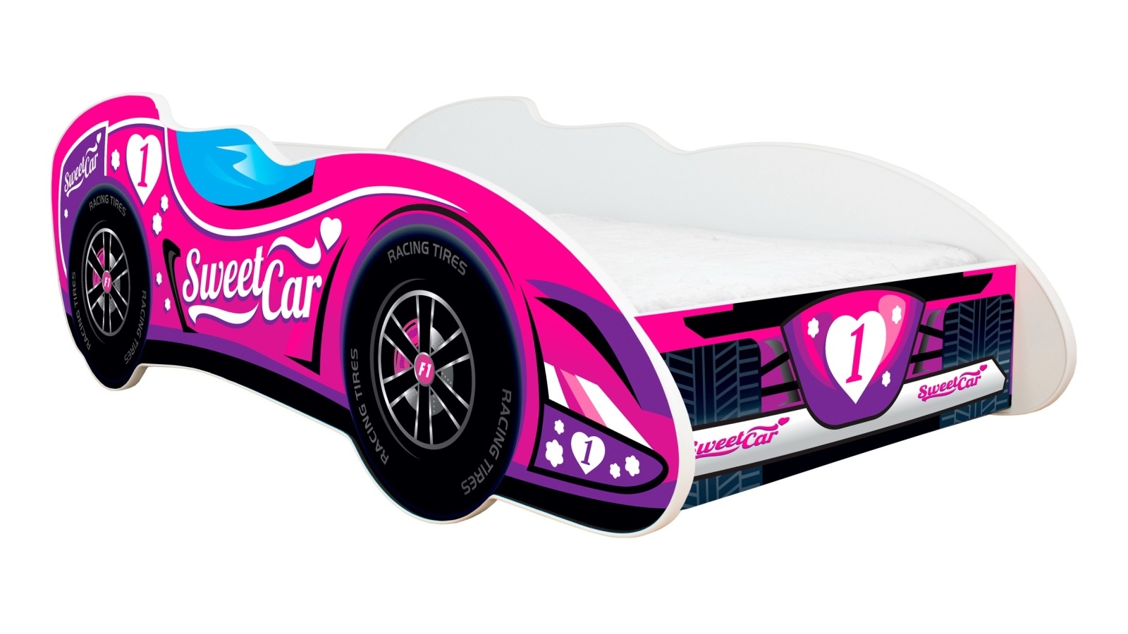 TOP BEDS dečiji krevet Formula 1 sweet car 80 x 160 cm - Cenoteka