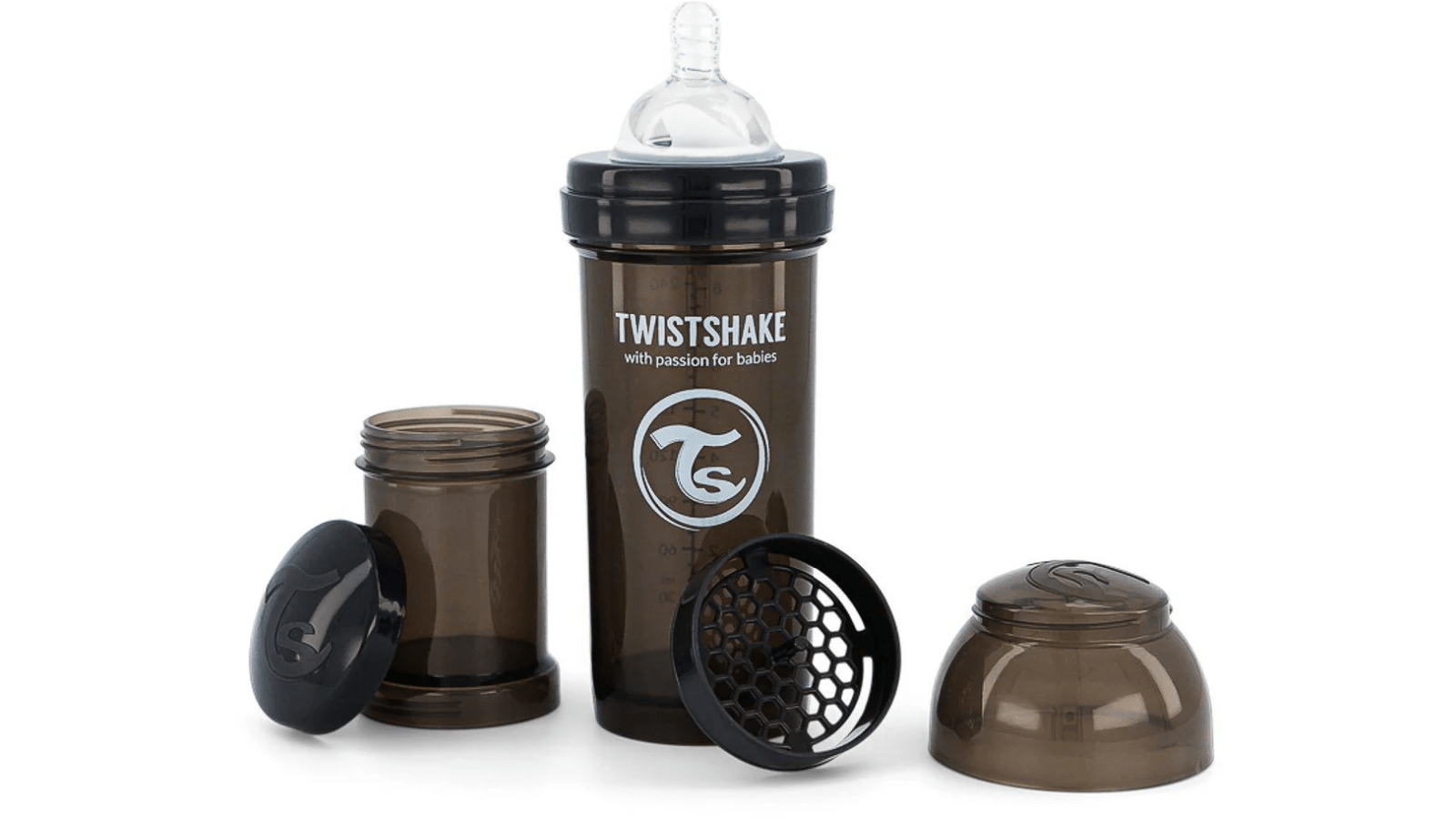TWISTSHAKE Anti-colic flašica 260ml crna - Cenoteka