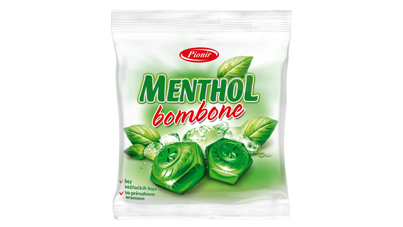 Bombone PIONIR Menthol 100g - Cenoteka
