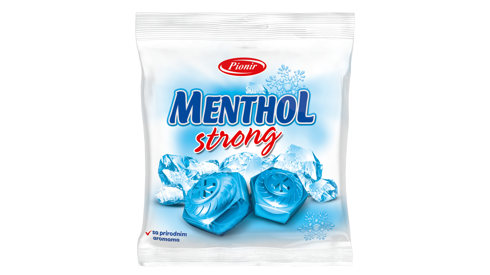 Bombone PIONIR Menthol strong 100g - Cenoteka