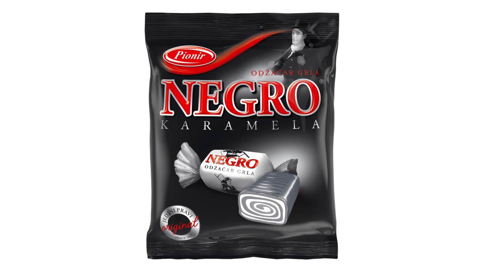 Bombone PIONIR Negro Karamela 100g - Cenoteka