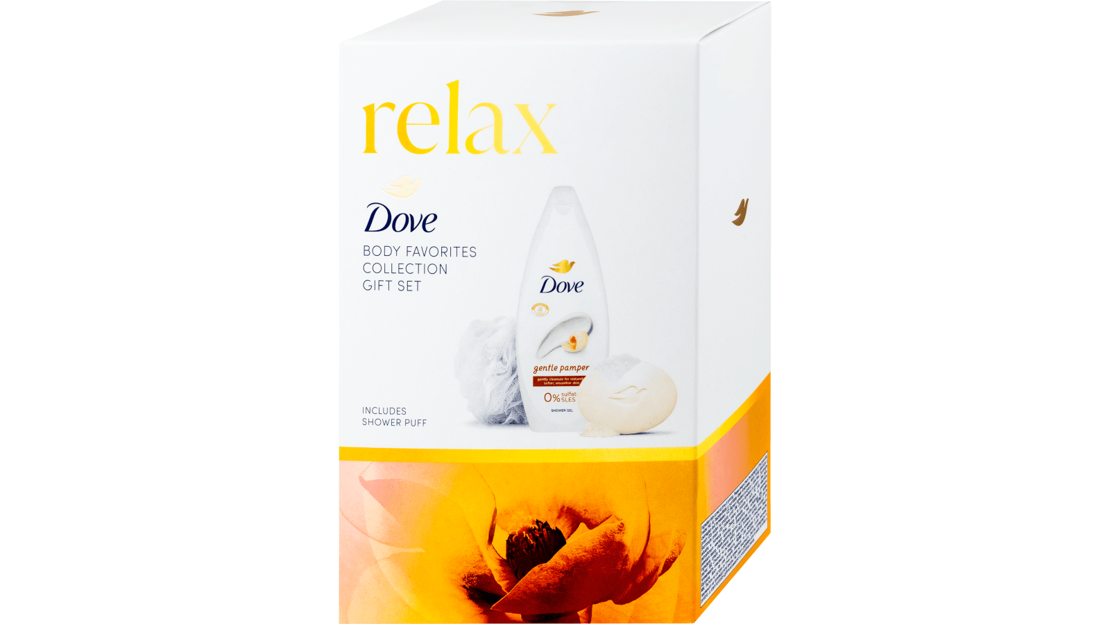 DOVE set Relax (gel za tuširanje, sapun i pufna) - Cene i Akcije