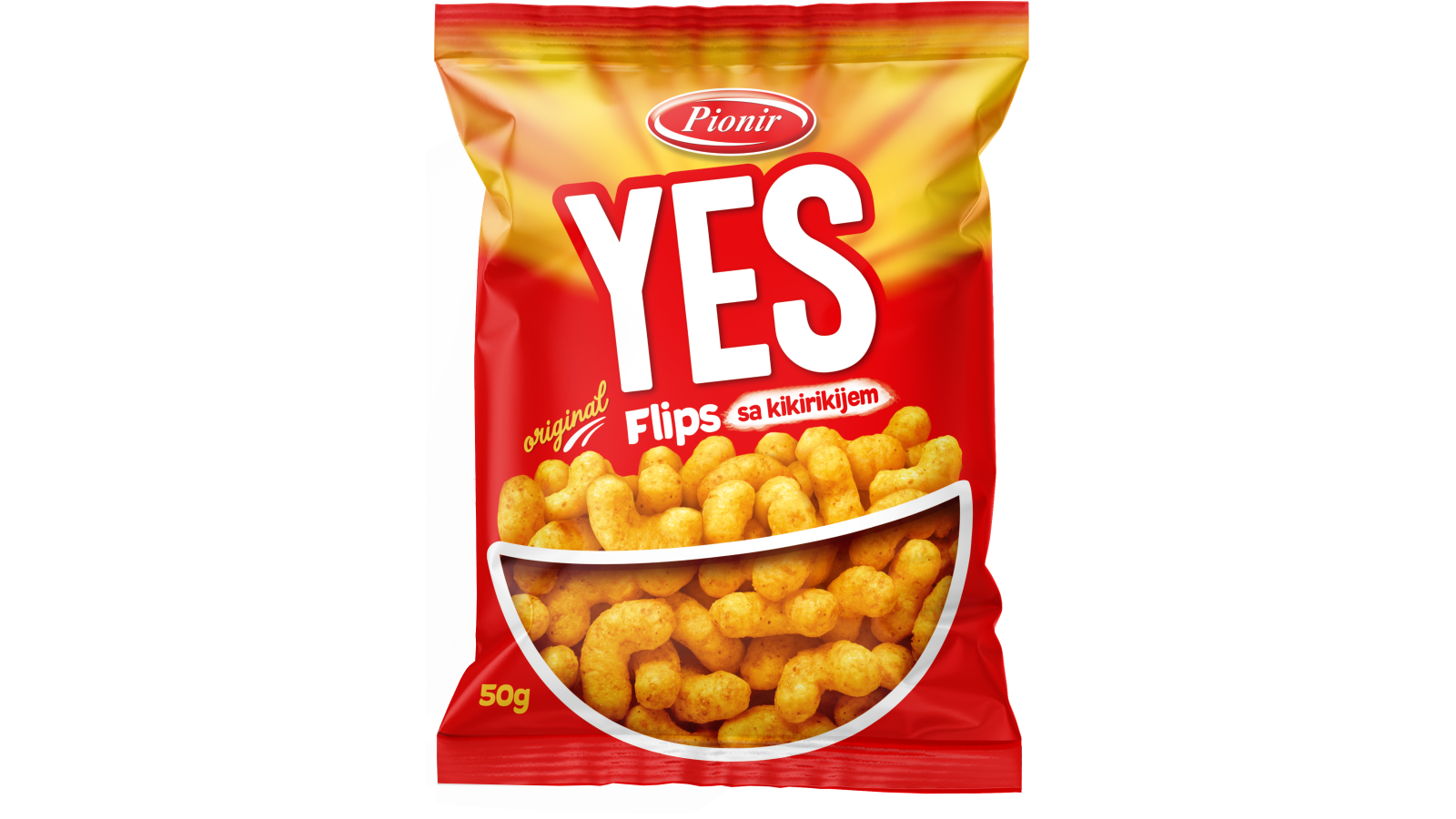 Flips PIONIR Yes sa kikirikijem 50g - Cenoteka