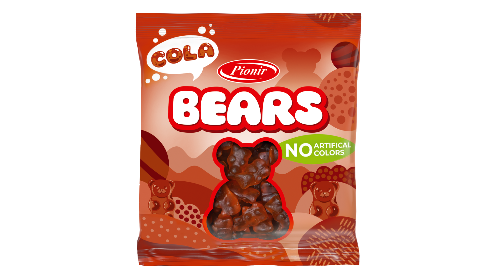 Gumene bombone PIONIR bears cola 100g - Cenoteka