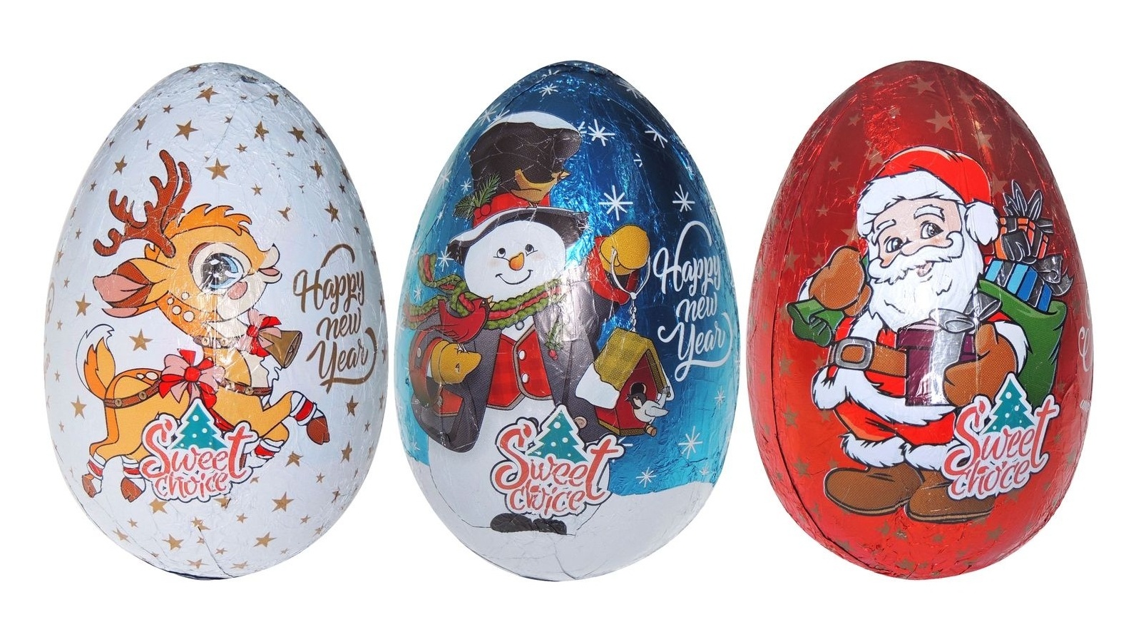 Novogodišnje jaje sa igračkom SWEET CHOICE 80g - Cenoteka