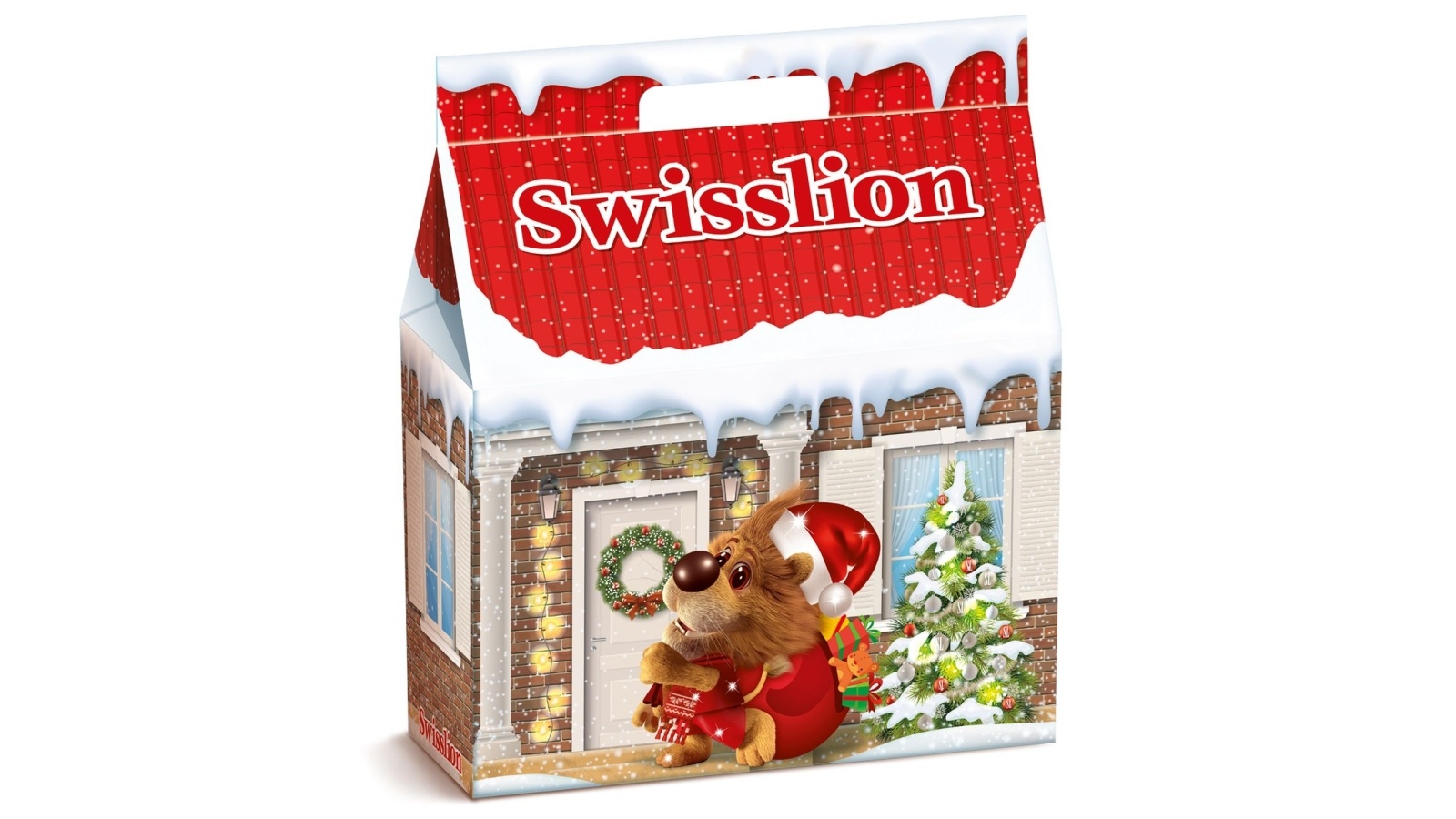 Novogodišnji paketić SWISSLION kućica 2,383kg - Cenoteka