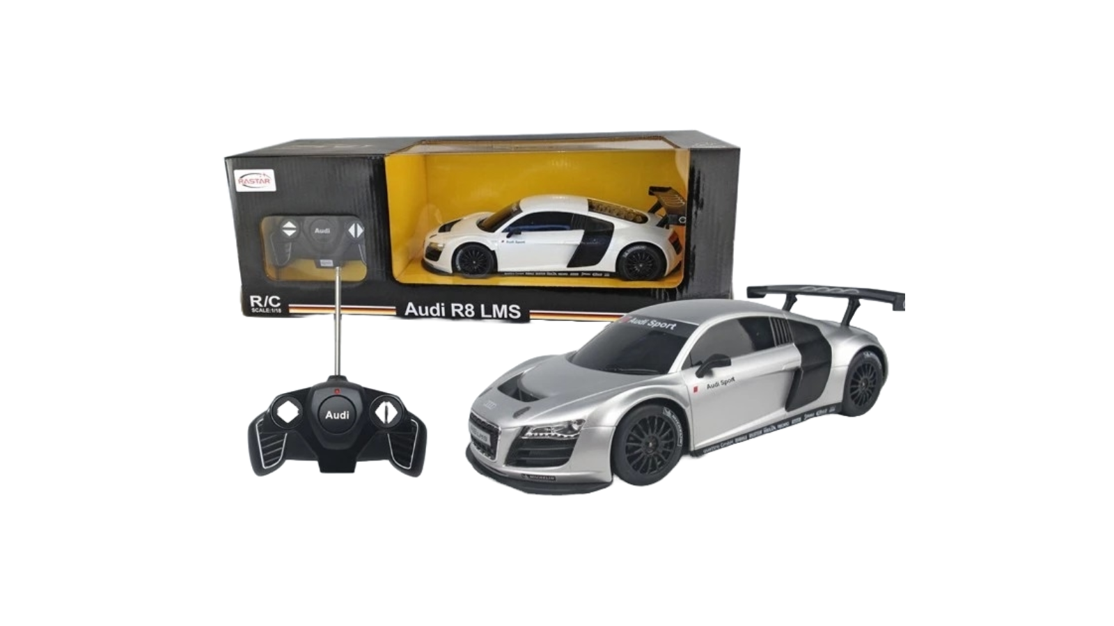 Automobil Audi R8 RC 1:18 RC RASTAR - Cenoteka