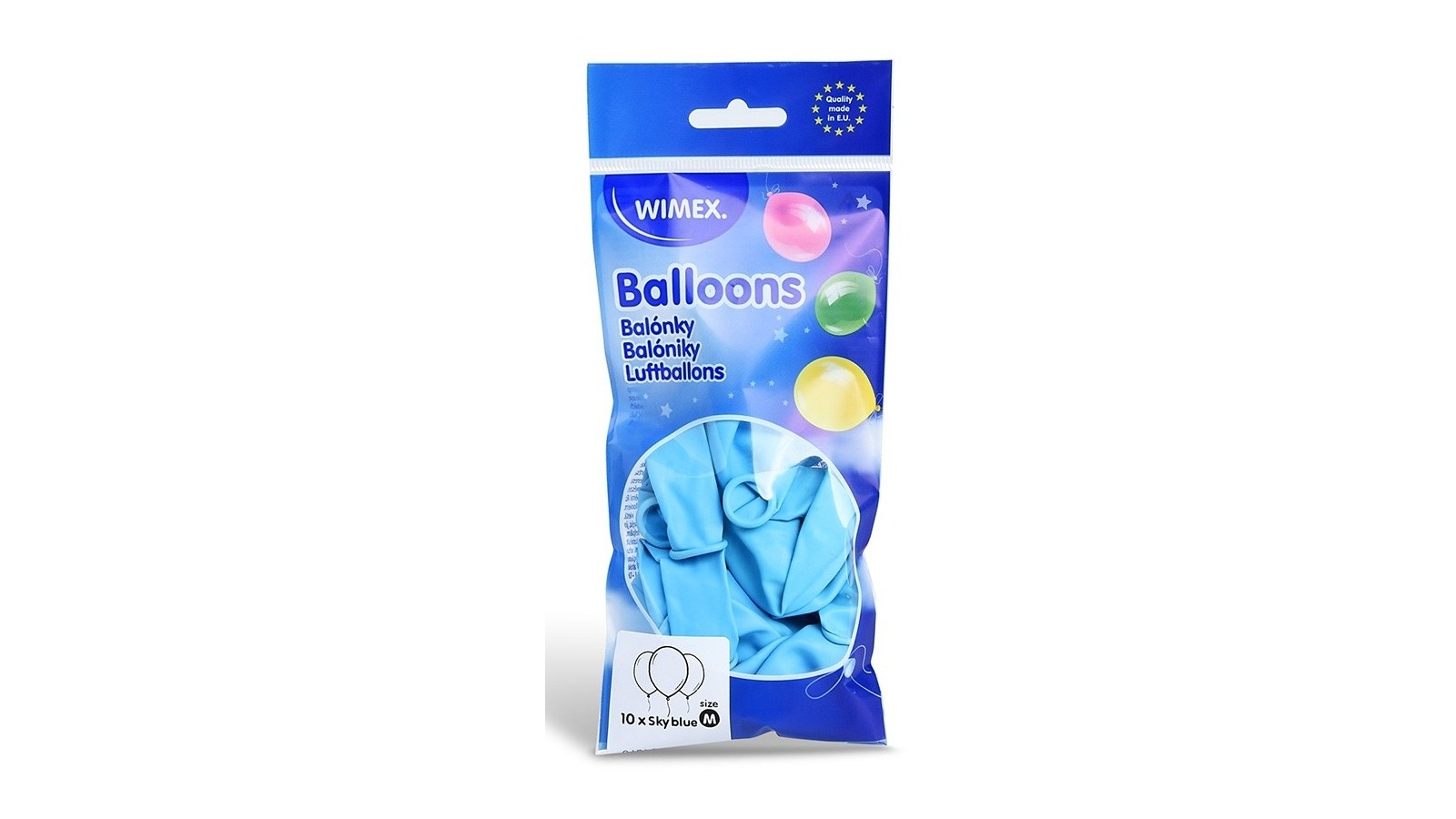 Baloni plavi WIMEX 10kom - Cenoteka