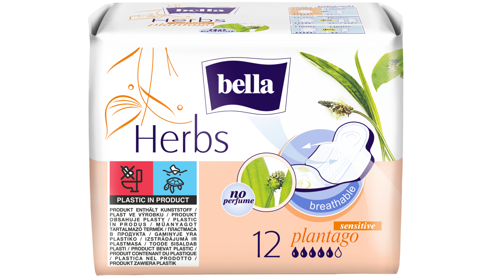 BELLA Herbs Sensitive Plantago ulošci 12kom - Cenoteka