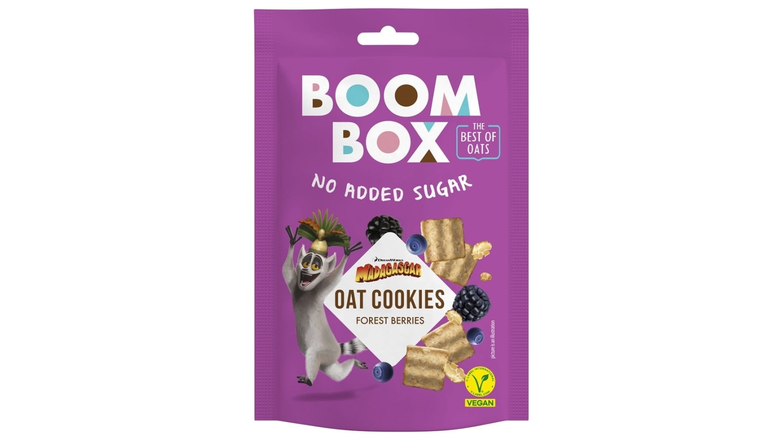 BOOM BOX ovseni keks šumsko voće i vanila 50g - Cenoteka