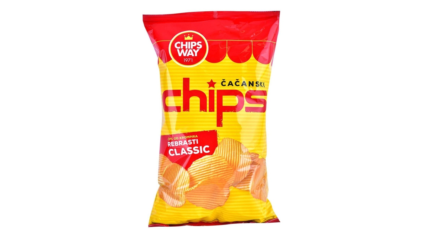 CHIPS WAY classic rebrasti 280g - Cenoteka
