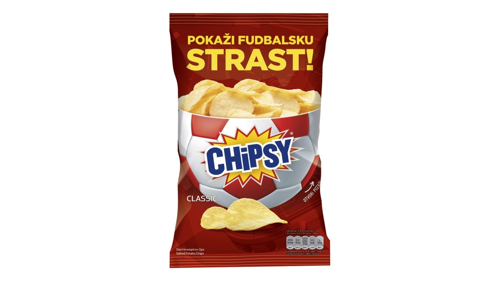Čips MARBO Chipsy classic slani 250g - Cenoteka