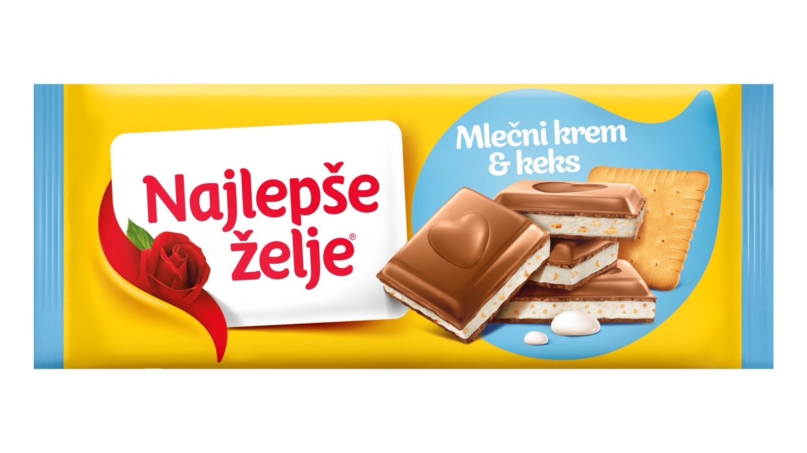 Čokolada ŠTARK Najlepše želje mlečni krem 185g - Cenoteka