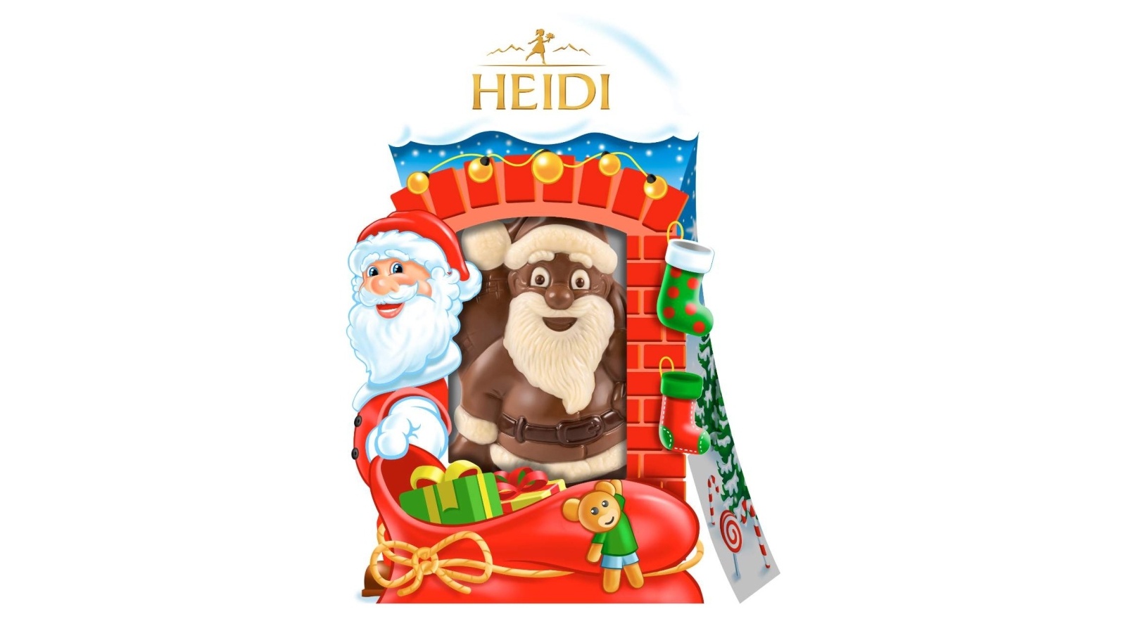 Čokoladni Deda Mraz HEIDI 70g - Cenoteka