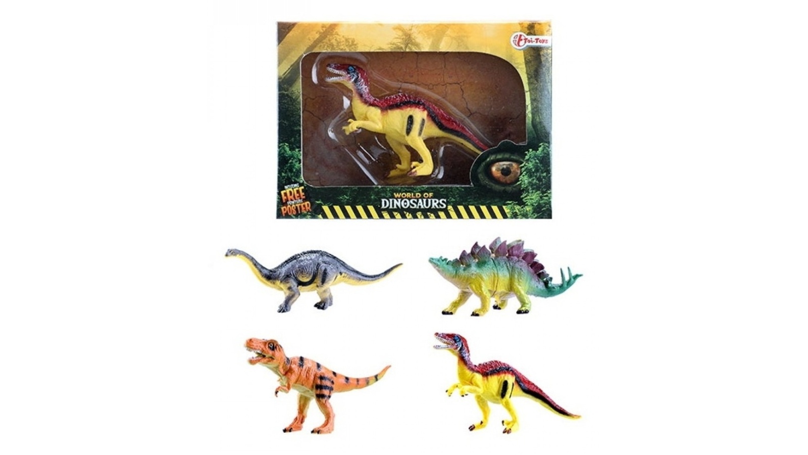 Dinosaurus figura + poster TOI TOYS - Cene i Akcije