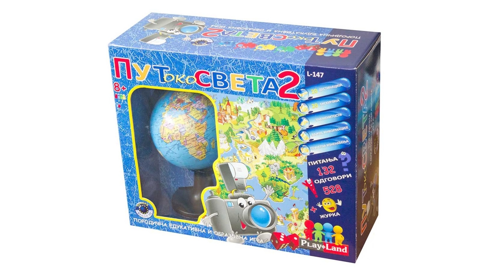 Društvena igra Put oko sveta 2 PLAY LAND - Cenoteka