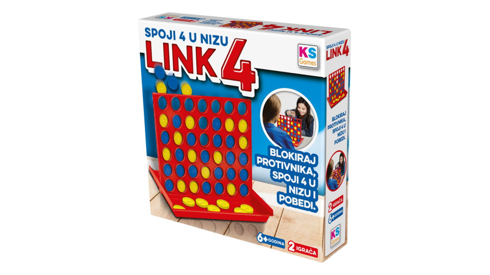 Društvena igra spoji 4 u nizu MILLA TOYS - Cenoteka