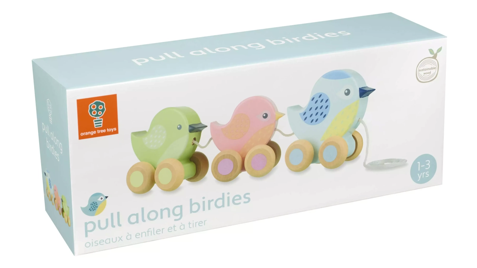 Drvene ptičice na povlačenje ORANGE TREE TOYS - Cene i Akcije