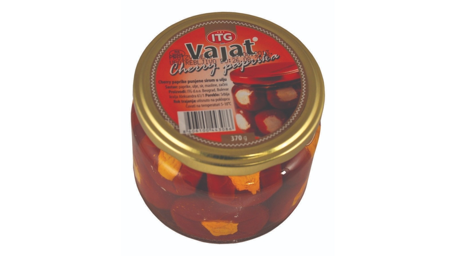 Feferone VAJAT sa sirom 370g - Cenoteka