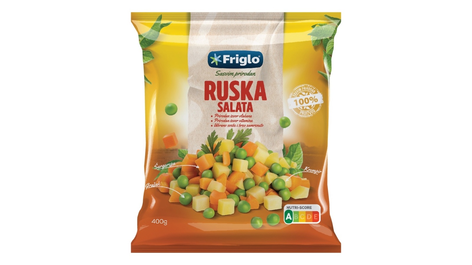 FRIGLO mešavina za rusku salatu 400g - Cenoteka