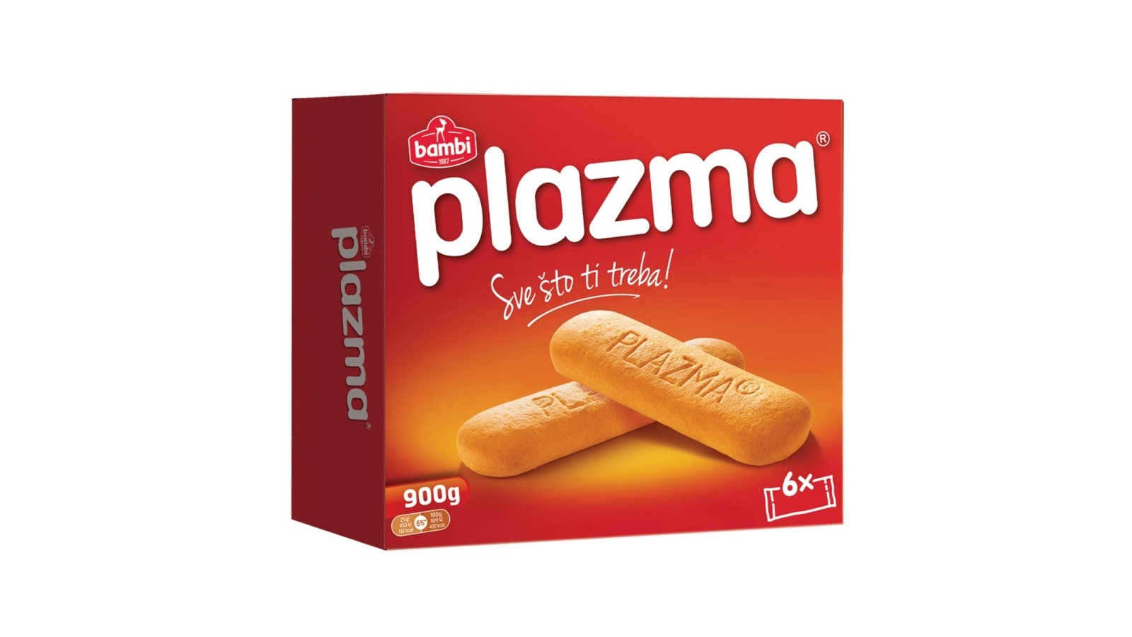Keks Bambi PLAZMA 900g - Cenoteka