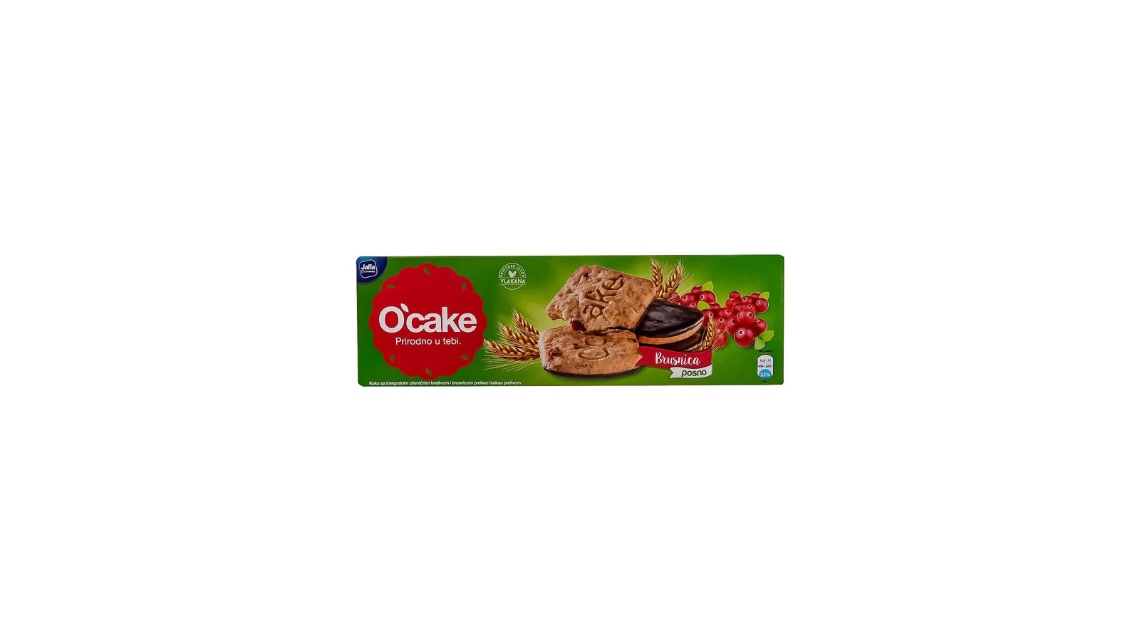 Keks JAFFA O'cake brusnica 152g - Cenoteka