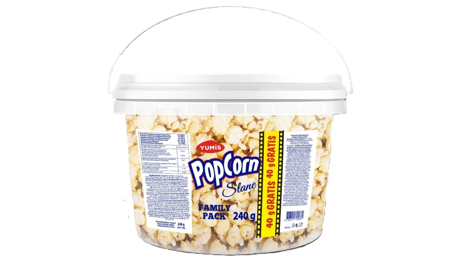 Kokice YUMIS kantica XXL 240g - Cenoteka