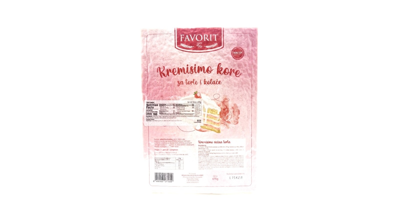 Kore FAVORIT Kremisimo 470g - Cene i Akcije