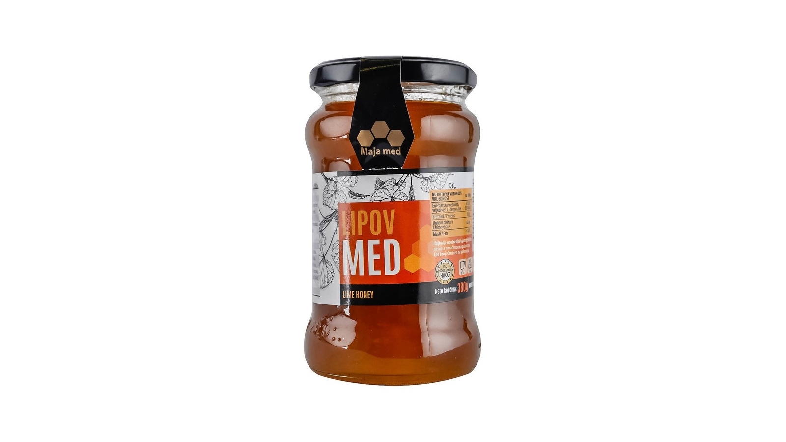 Med MAJA Lipov 380g - Cenoteka