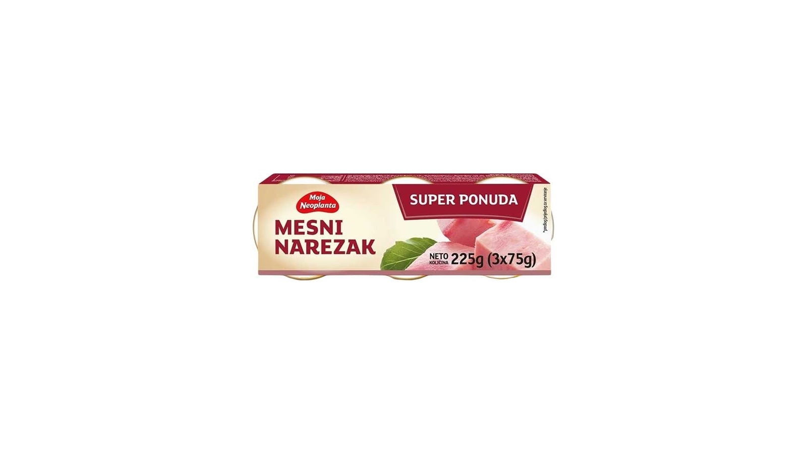 Narezak NEOPLANTA mesni 3X75g - Cenoteka