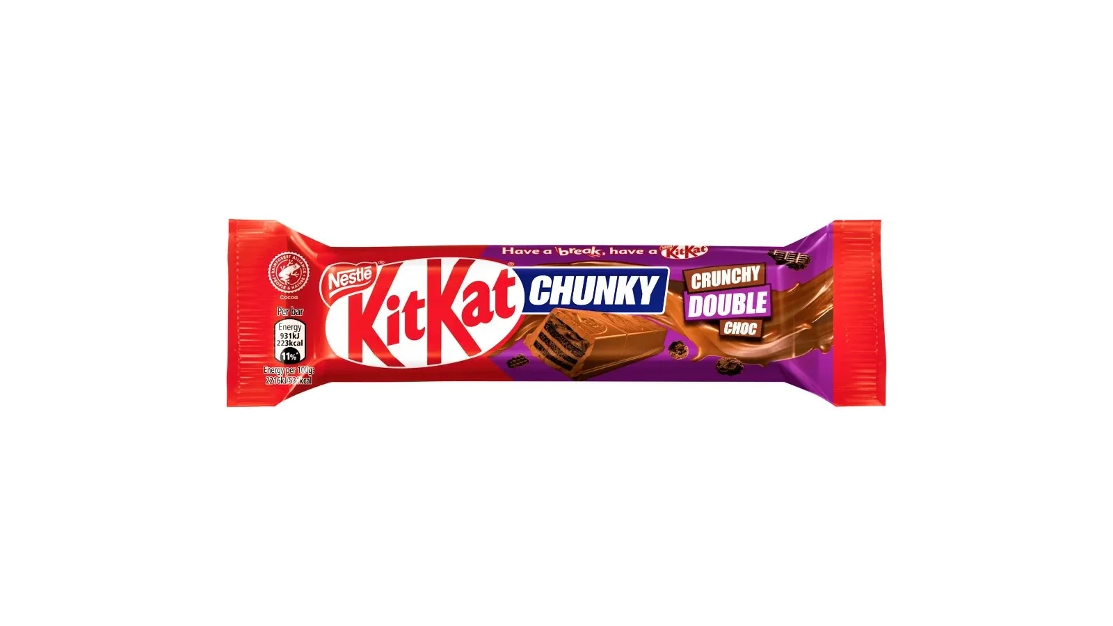 NESTLE KitKat Chunky double choco 42g - Cenoteka
