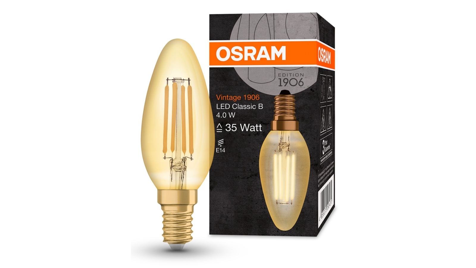 OSRAM LED filament sijalica toplo bela E14 4W - Cenoteka
