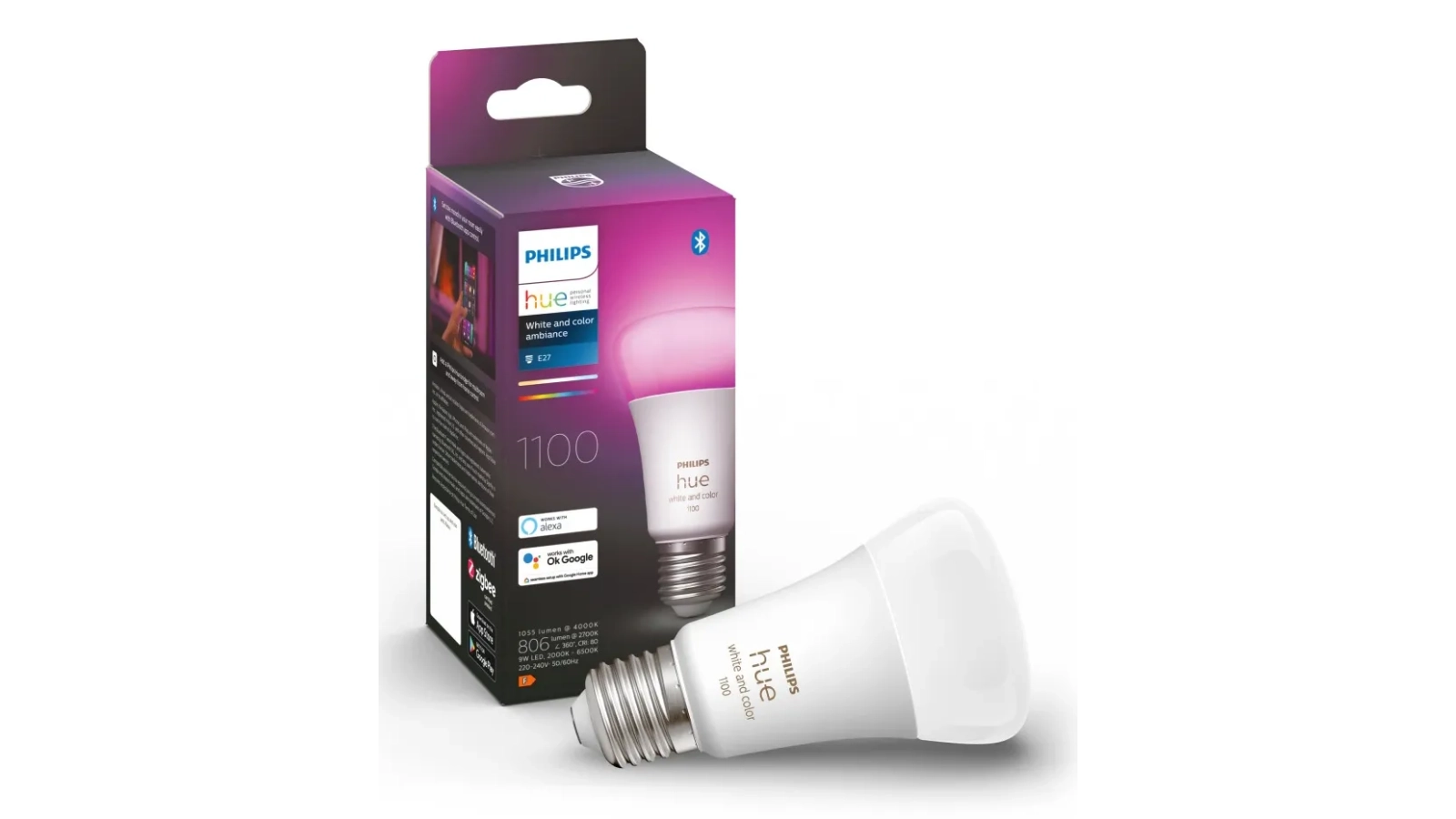 PHILIPS LED smart sijalica E27 9W A60 HUE WCA - Cenoteka