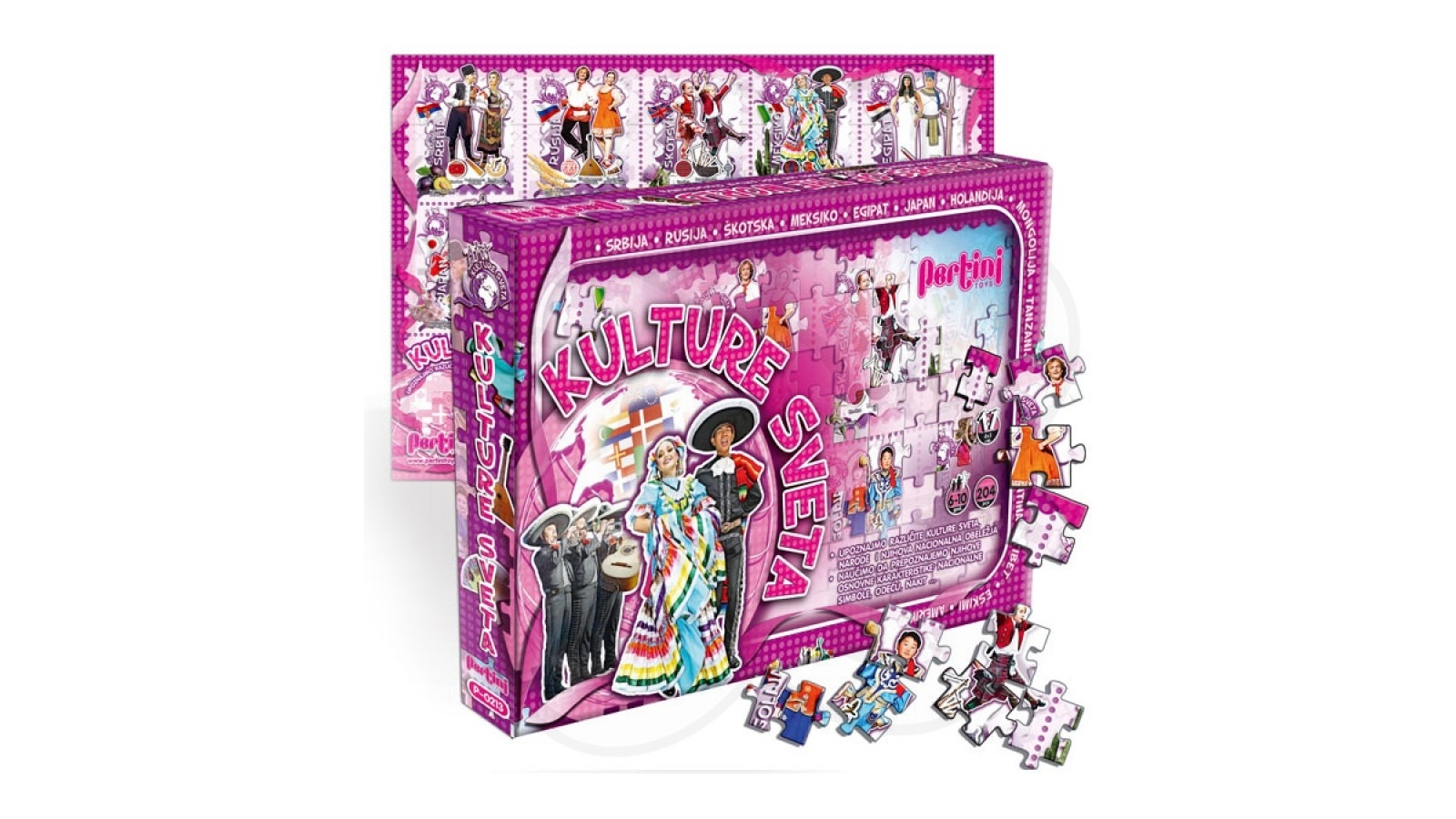 Puzzle Kulture sveta PERTINI - Cenoteka