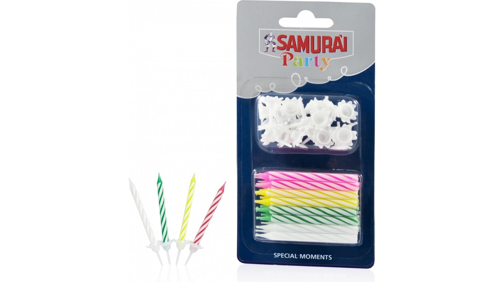 Rođendanske svećice SAMURAI 24kom - Cenoteka