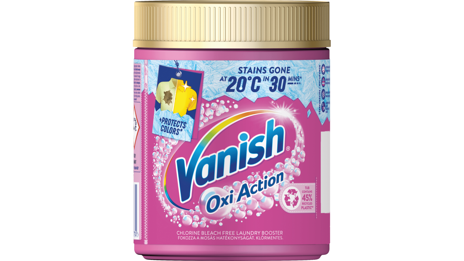 Sredstvo za fleke VANISH oxi action pink 470g - Cenoteka