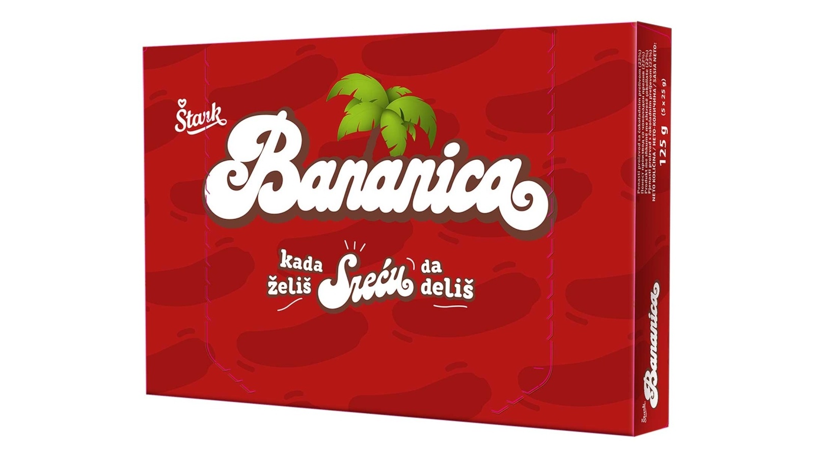 Čokoladica ŠTARK Bananica 125g - Cenoteka