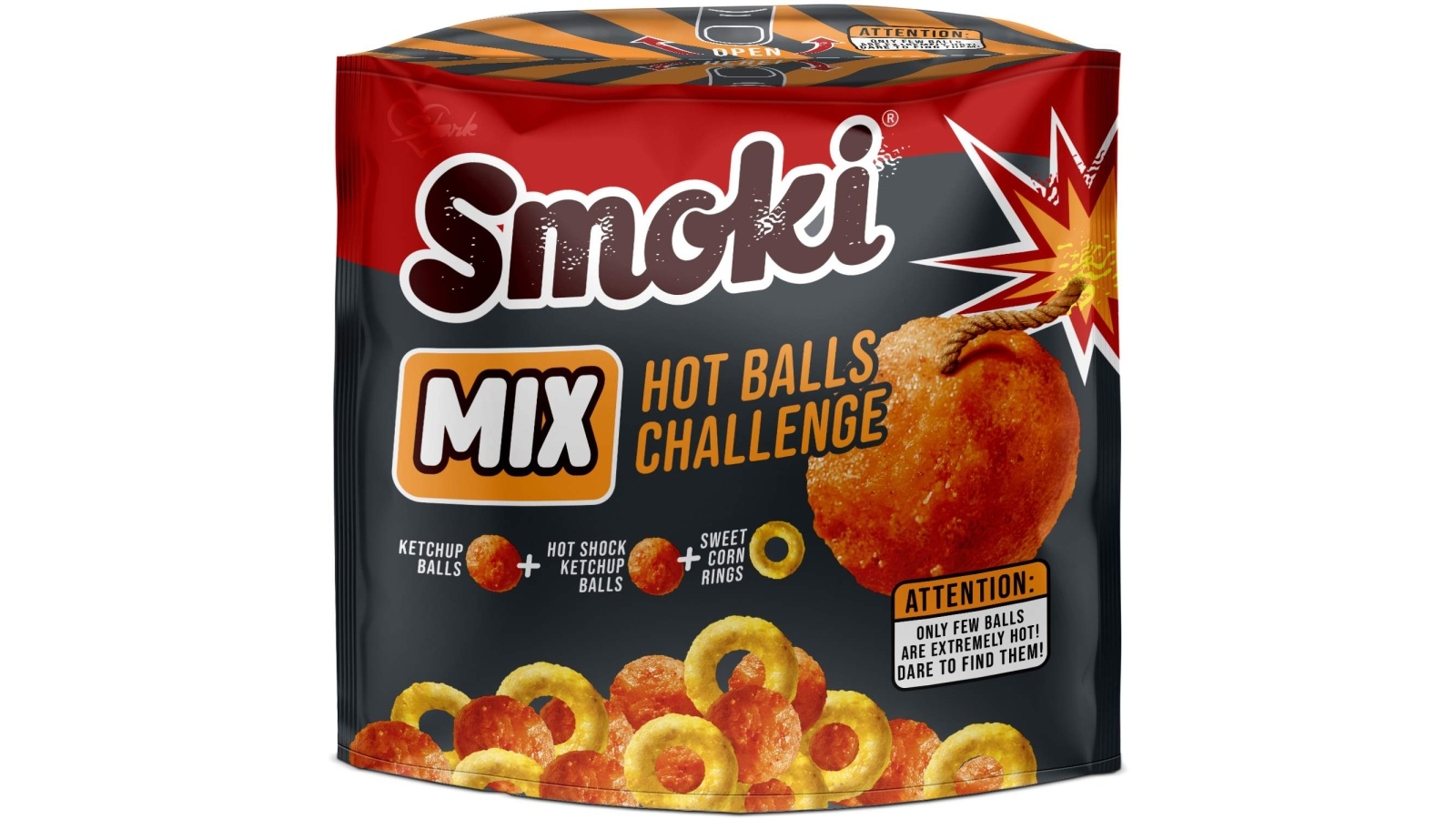 ŠTARK Smoki mix hot balls kečap & sweet corn 90g - Cenoteka