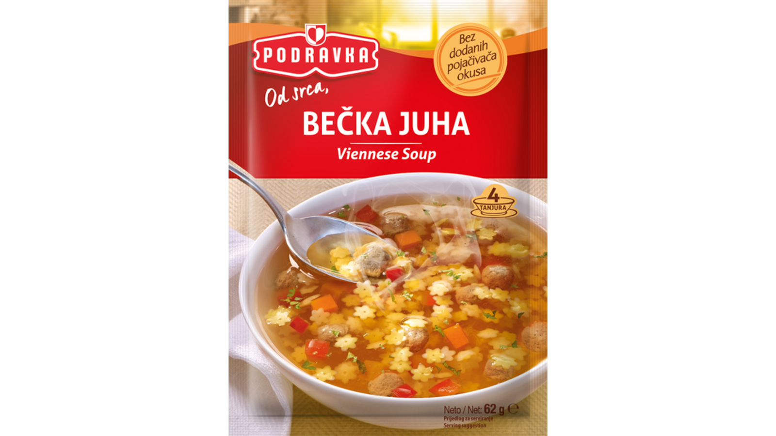 Supa PODRAVKA Bečka 62g - Cenoteka