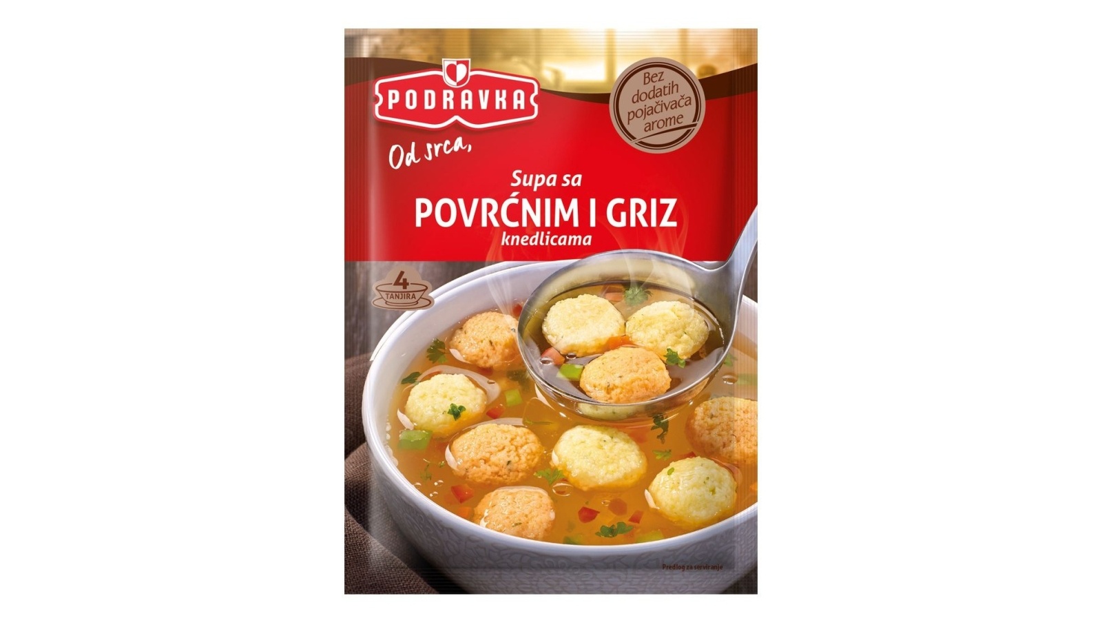 Supa PODRAVKA povrćne i griz knedle 56g - Cene i Akcije