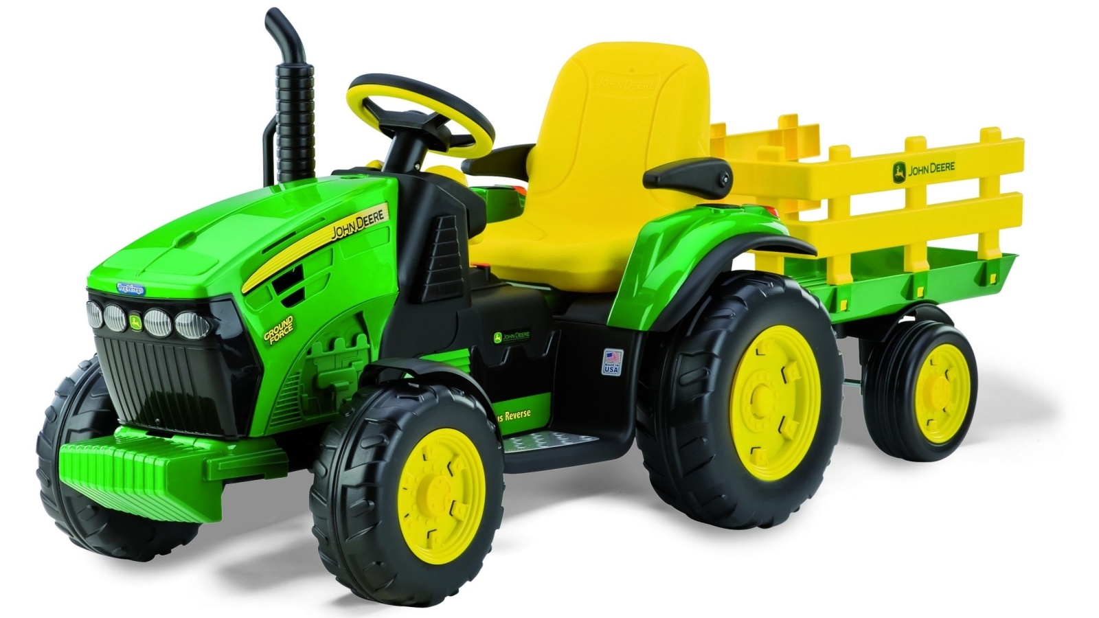 Traktor na akumulator John Deere Ground Force (12V) PEG PEREGO - Cenoteka