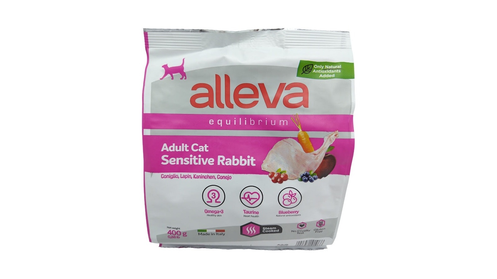 ALLEVA Equilibrium hrana za mačke zečetina 400g - Cenoteka