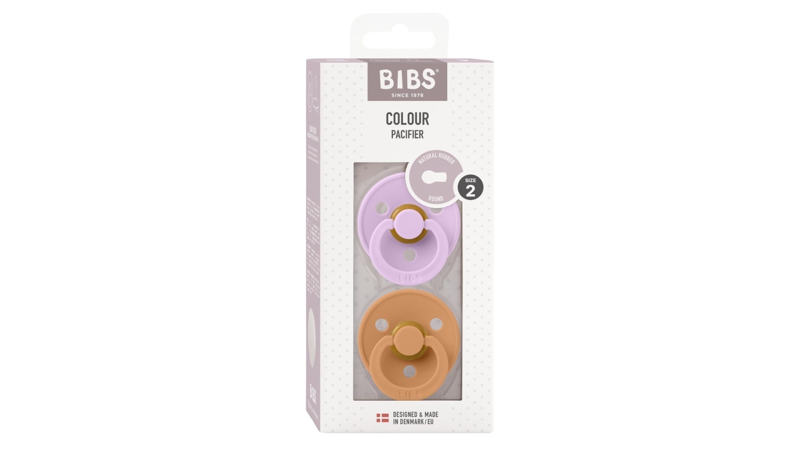 BIBS cucla Violet Sky & Pumpkin (0-6m) 2kom - Cenoteka