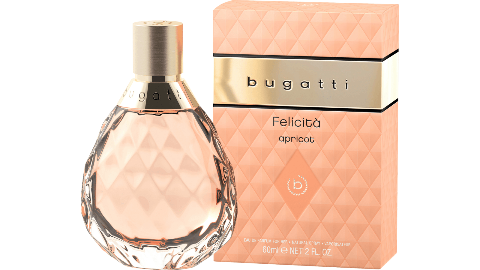 BUGATTI Felicita apricot parfem 60ml - Cenoteka