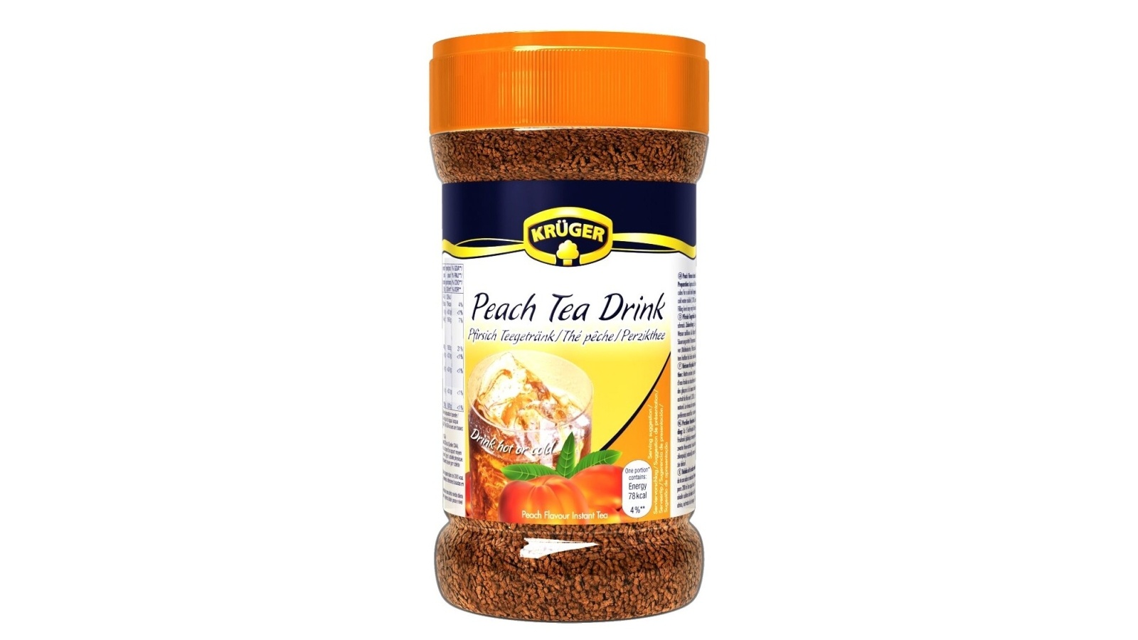 KRUGER instant crni čaj breskva 400g - Cenoteka