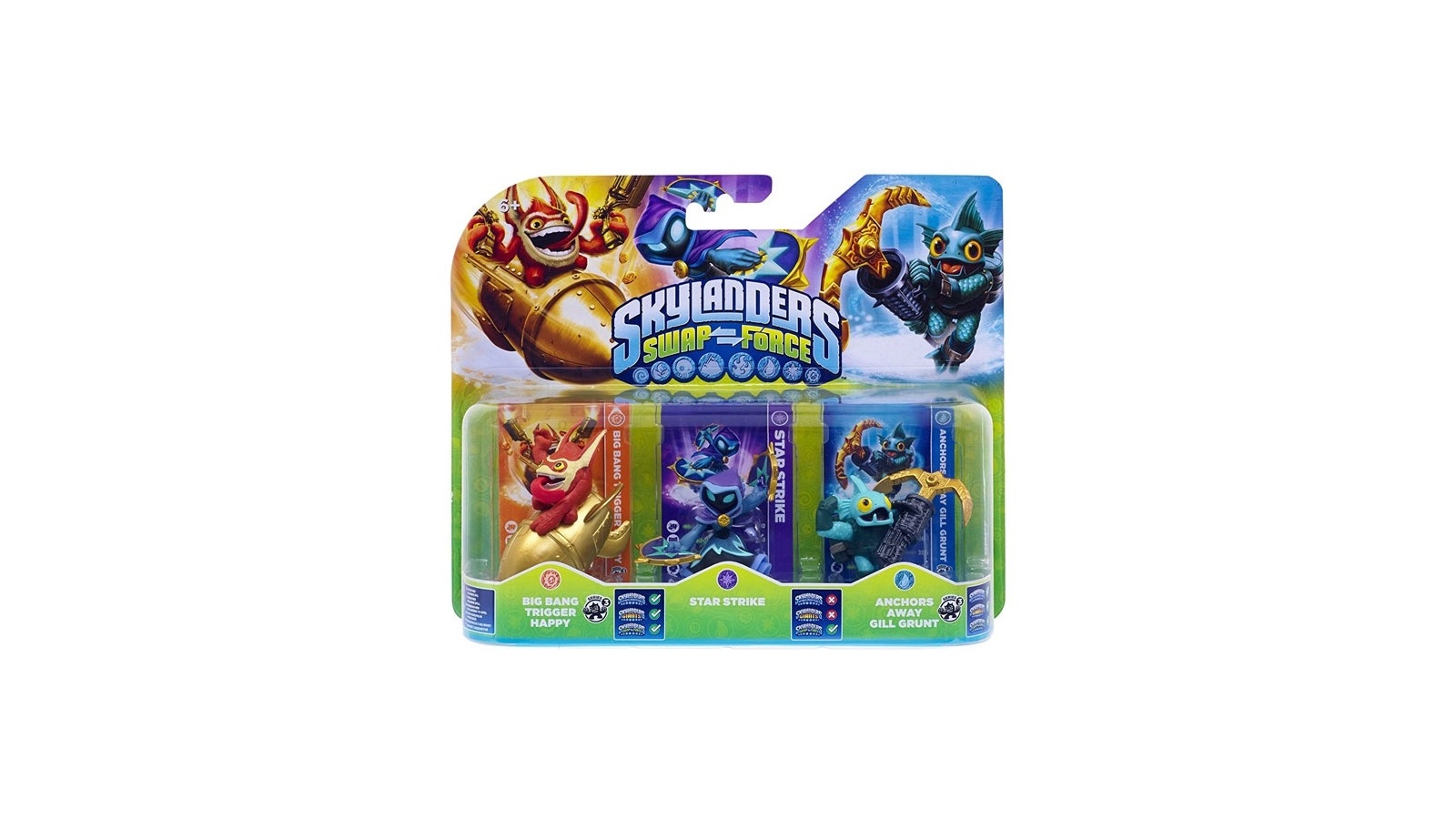 Skylanders SWAP Force Triple Pack C ACTIVISION BLIZZARD - Cenoteka