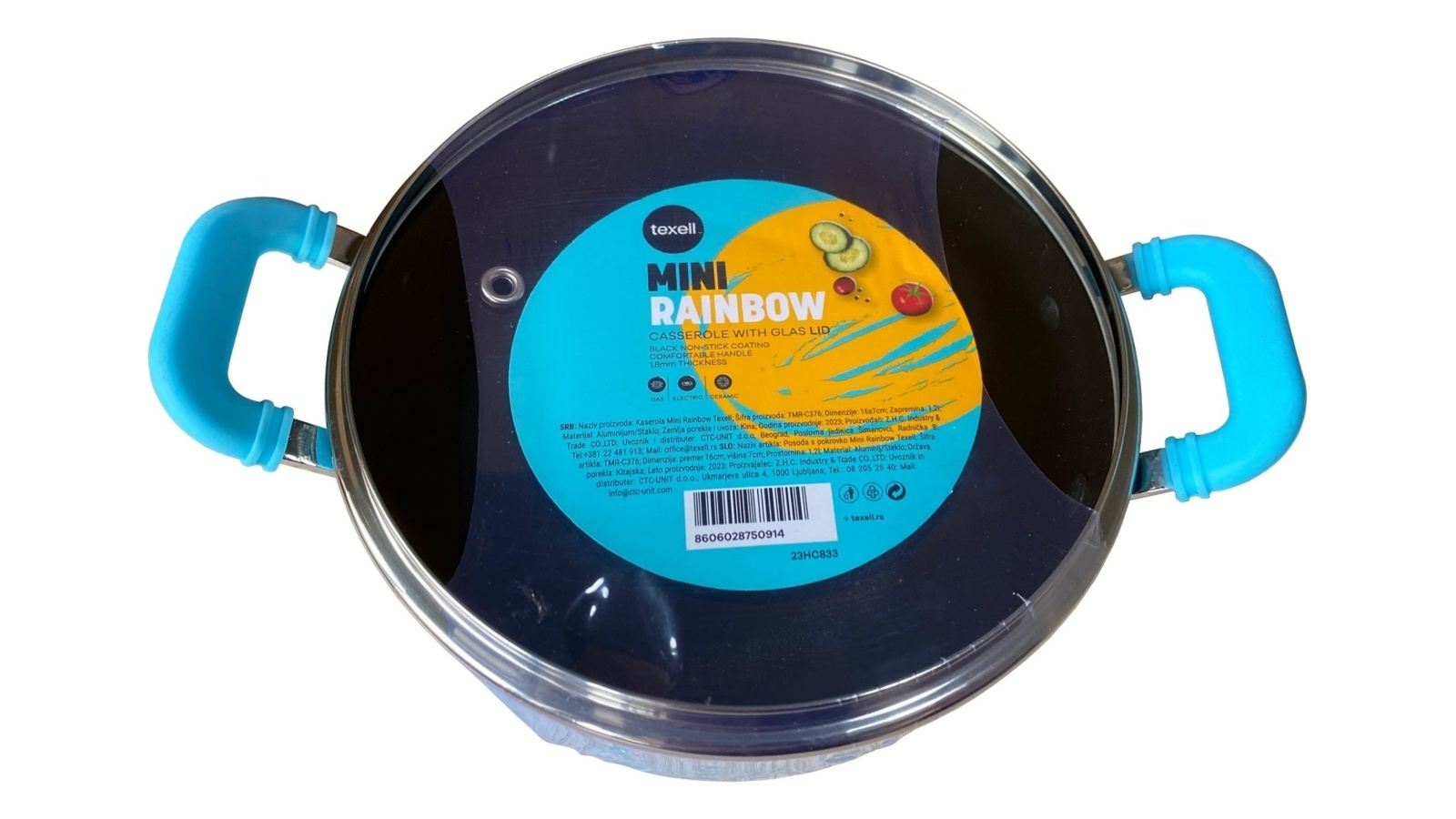 TEXELL kaserola Mini Rainbow TMR-C376 - Cenoteka