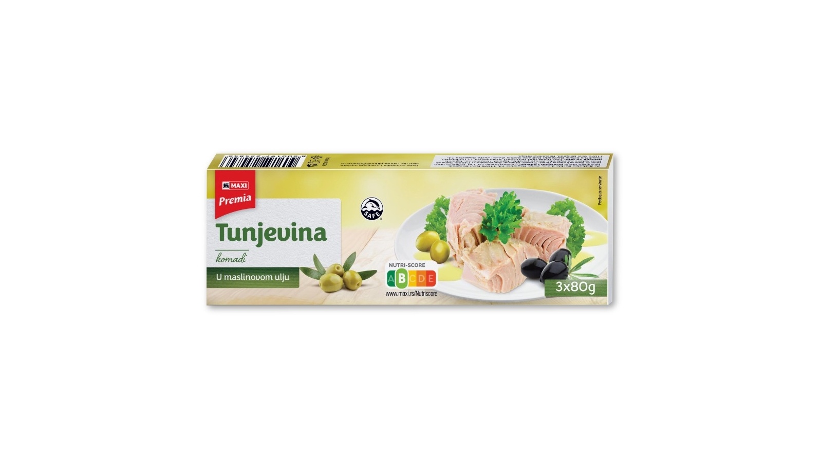 Tunjevina PREMIA komadi u maslinovom ulju 3x80g - Cene i Akcije