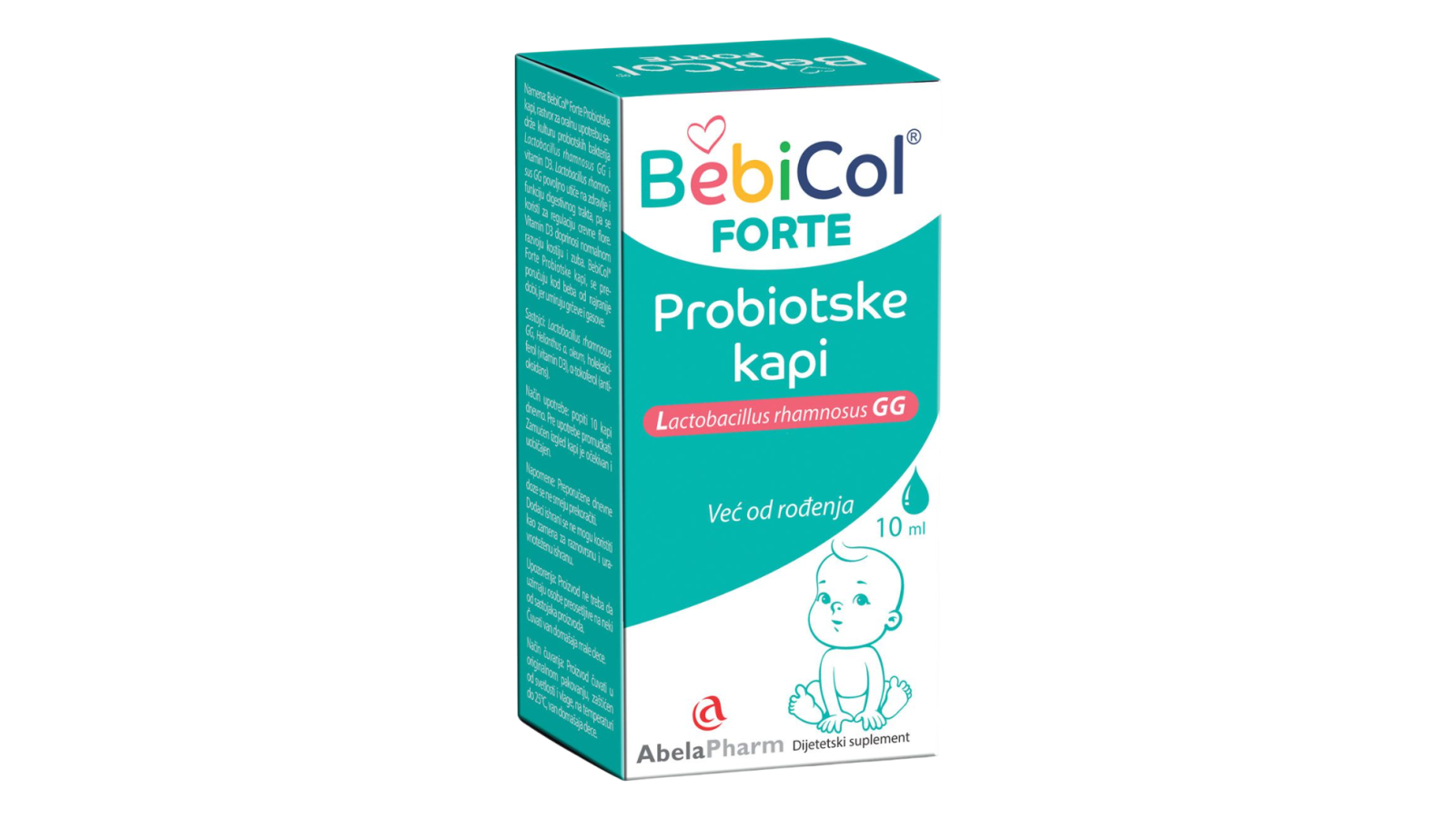 ABELA PHARM Bebi Col forte probiotske kapi 10ml - Cenoteka