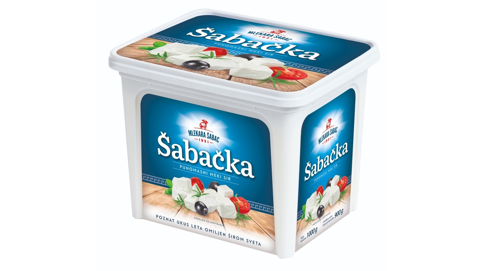 Beli sir MLEKARA ŠABAC Šabačka 45%mm 900g - Cenoteka